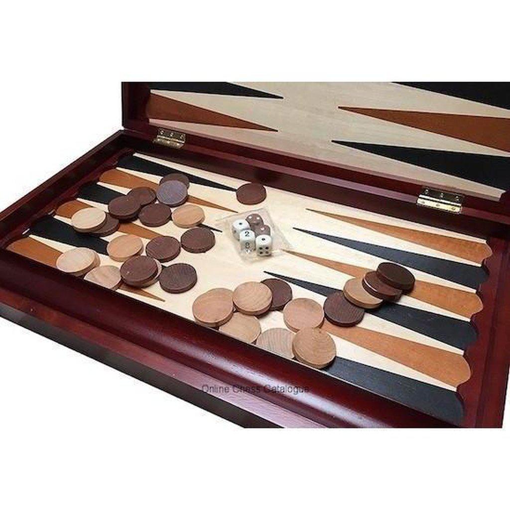 Backgammon I Tre Foldbart 58 x 47 Cm Sunrise Chess